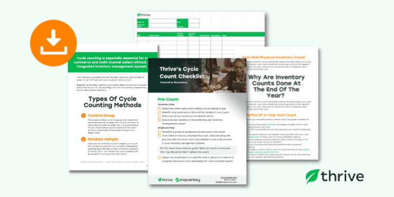 Free Kit | Clover Stock Counts | Thrive